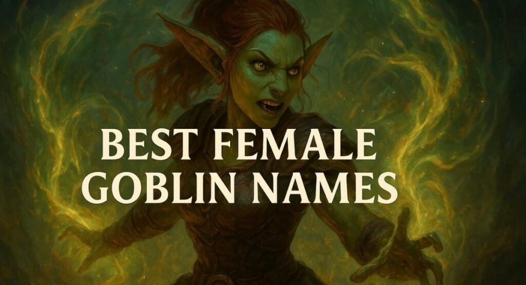850+ Best Female Goblin Names: Funny, Cute, and Unique Goblin Girl Names