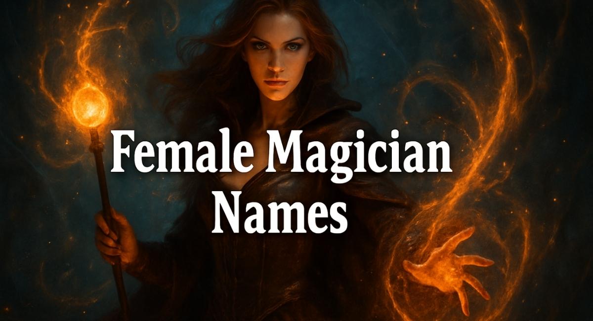 1000+ Best Magician Names List: Cool, Funny, Female & Unique Names for ...
