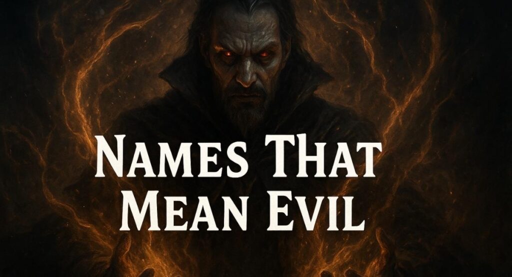 500+ Names That Mean Evil: Boy, Girl & Unisex Names With Dark Meanings