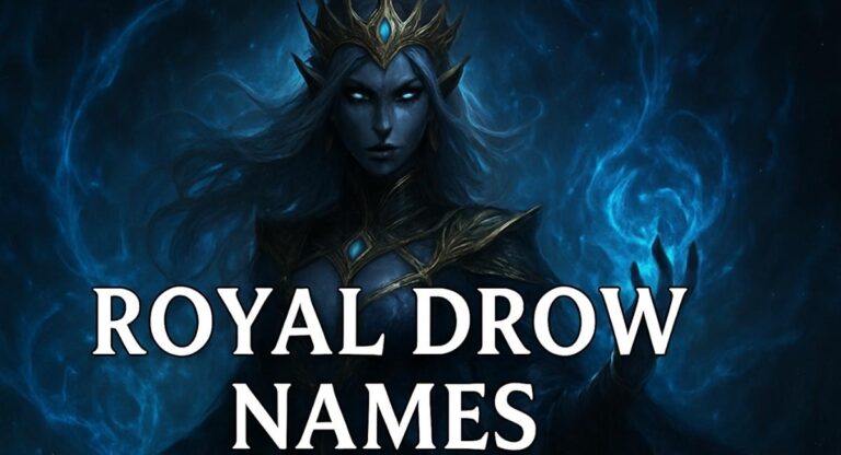 999+ Top Female Drow Names List: Best Drow Names Female & Male Dnd Drow ...